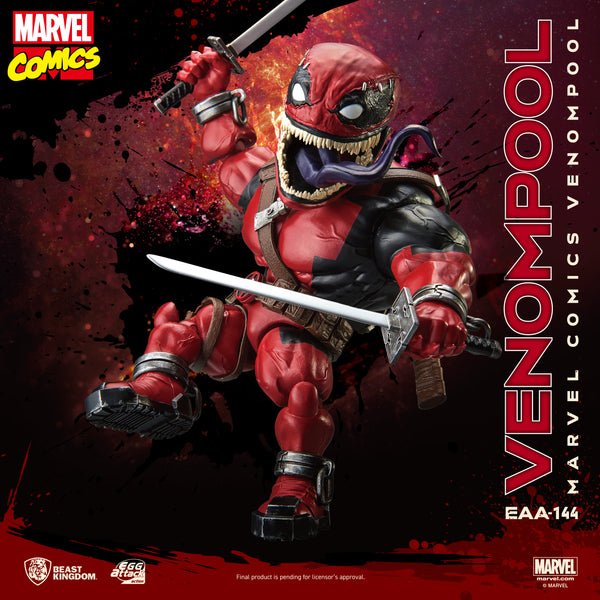 Beast Kingdom EAA-144 Marvel Comics Venompool Egg Attack Action Figure – Beast Kingdom SEA
