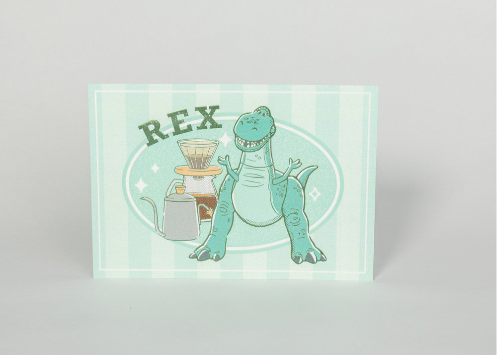 Pixar Dessert Series Postcard Rex – Beast Kingdom SEA
