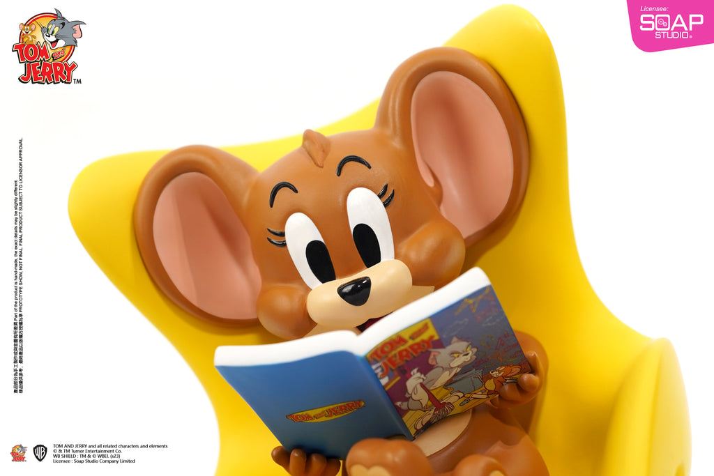 Soap Studio CA292 Tom and Jerry – Jerry's Reading Time Statue – Beast ...