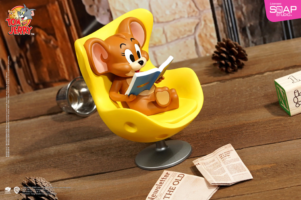 Soap Studio CA292 Tom and Jerry – Jerry's Reading Time Statue – Beast ...