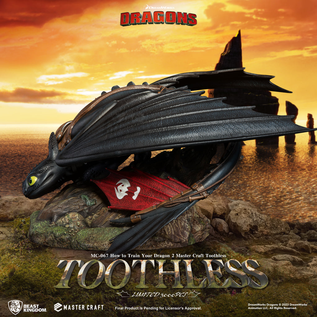 Beast Kingdom MC-067 How to Train Your Dragon 2 Master Craft Toothless ...