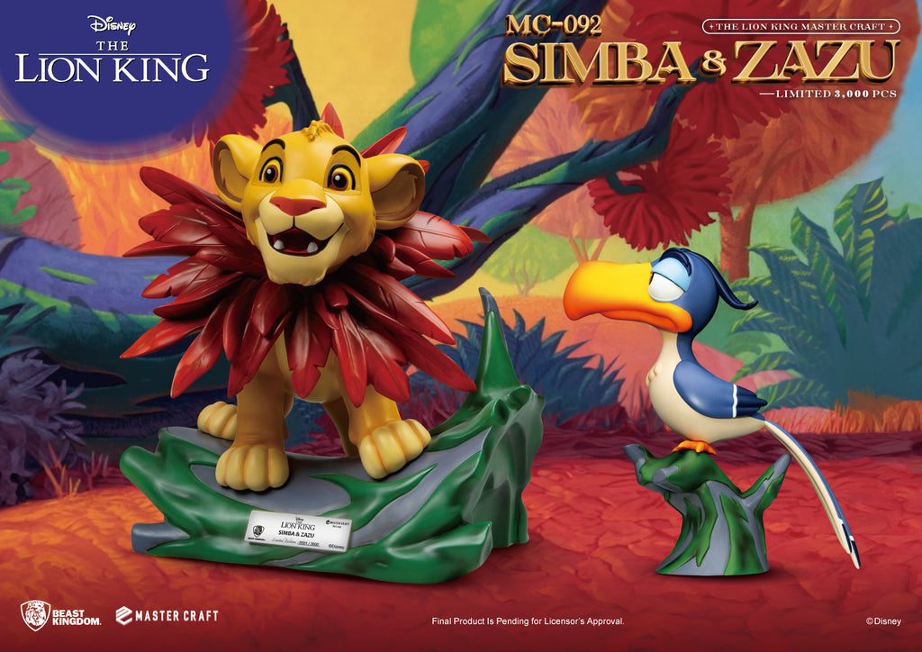 Beast Kingdom MC-092 The Lion King Master Craft Little Simba & Zazu ...