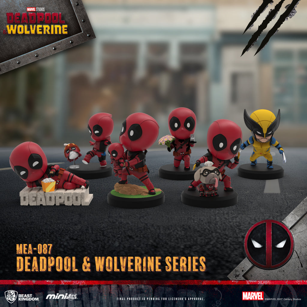 Beast Kingdom MEA-087 Deadpool & Wolverine series Blind box set (6pcs ...