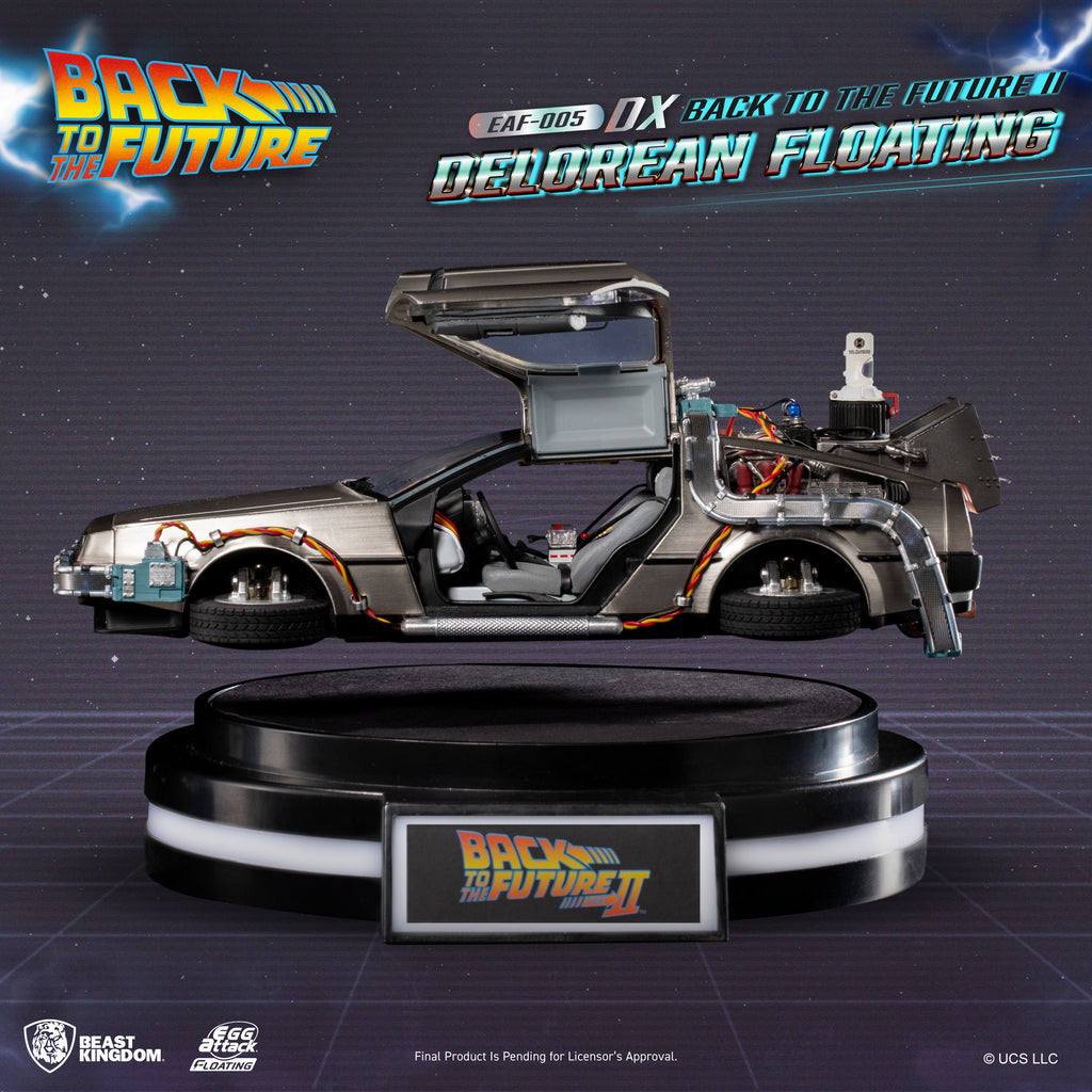 Beast Kingdom EAF-005DX Back to the Future II Delorean Floating DX ver ...