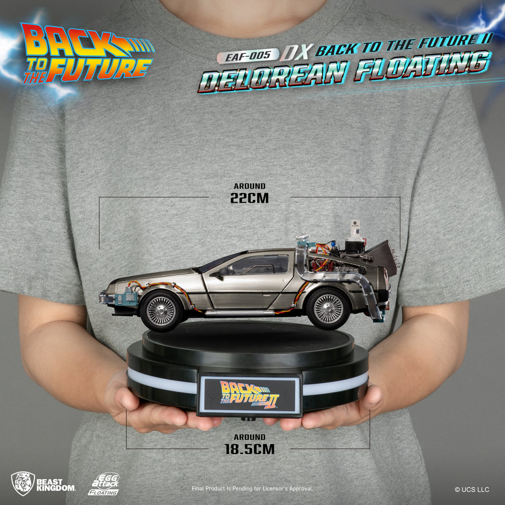 Beast Kingdom EAF-005DX Back to the Future II Delorean Floating DX ver ...