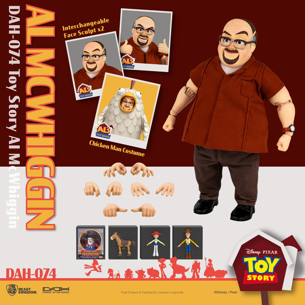 Beast Kingdom DAH-074 Disney Pixar Toy Story 2 Al Mcwhiggin 1:9 Scale ...
