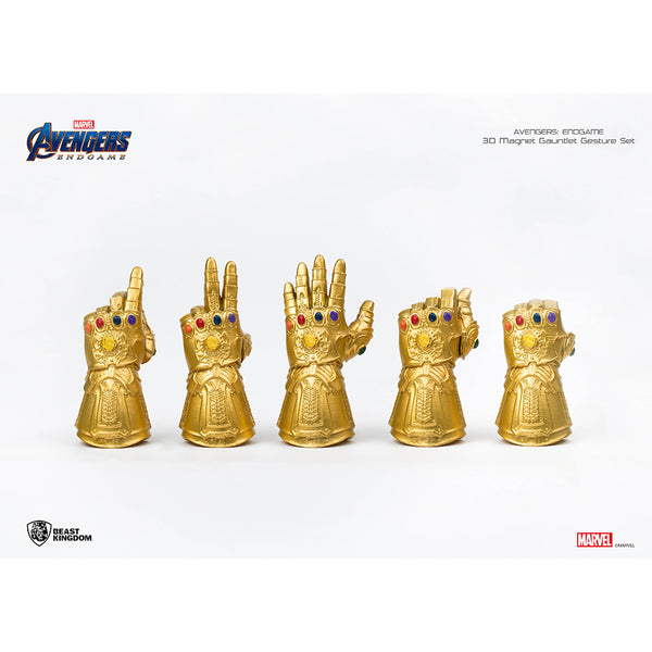 Beast Kingdom Avengers: Endgame 3D Magnet Gauntlet Gesture Set – Beast ...