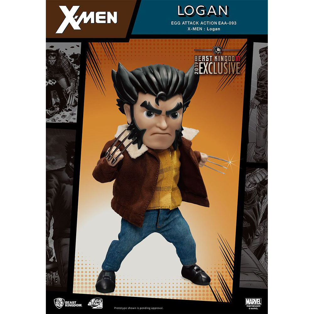 Beast Kingdom EAA-093 Marvel X-Men: Logan Wolverine Egg Attack Action ...
